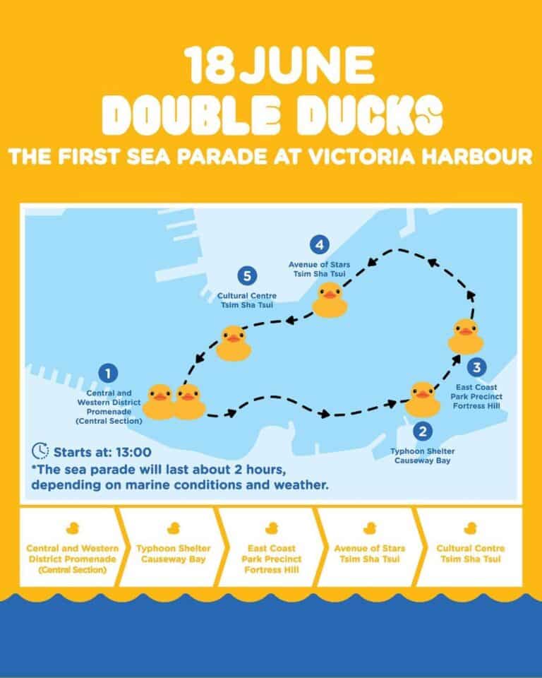 Giant Rubber Duck To Go On Sea Parade During Last Day In Hong Kong On ...