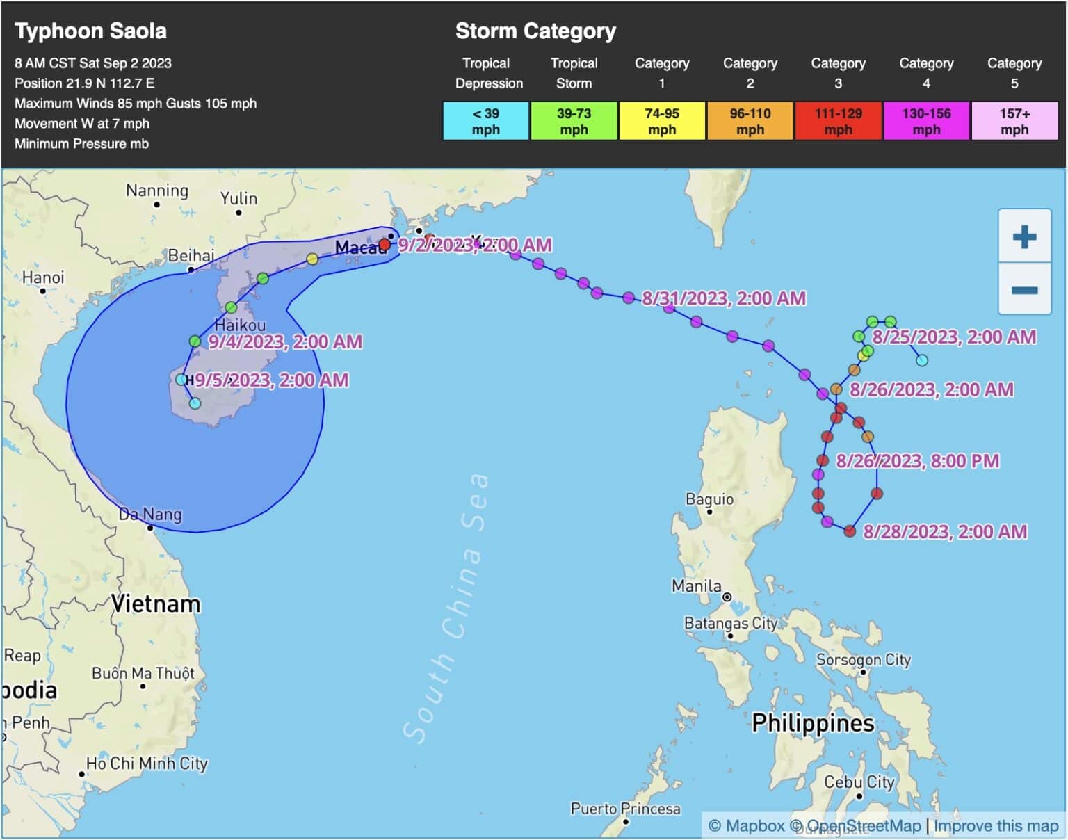 [UPDATE] HKO Issues T10 For The First Time Since Mangkhut In 2018 (Now ...