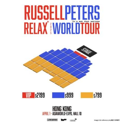 Russell Peters in Hong Kong: Tickets, Prices, Venue - The HK HUB