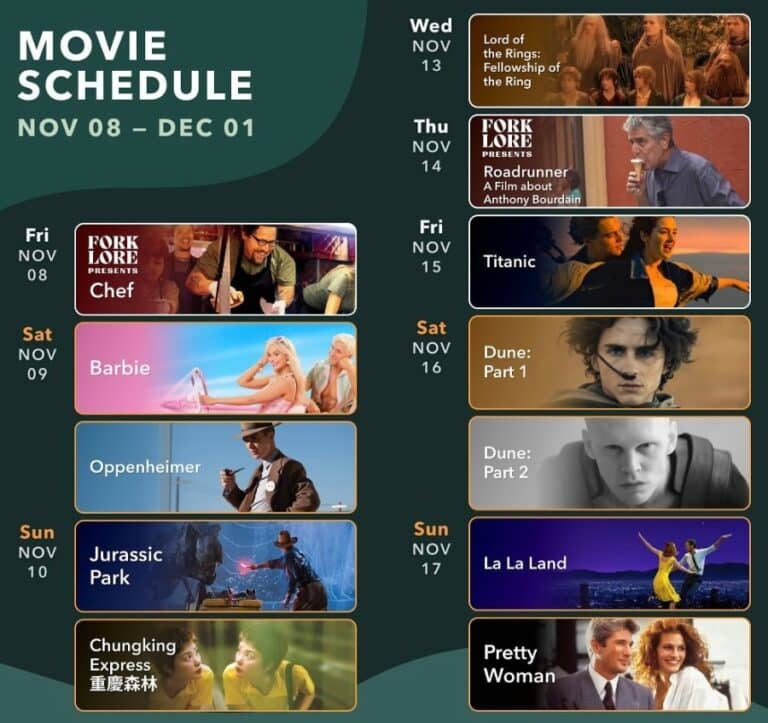 The Grounds 2024: Movies Schedule, Tickets, Seating & More.