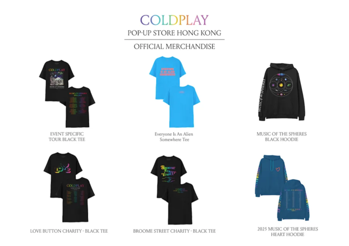 Coldplay 'MOON MUSiC' Pop-Up Store Kicks Off Today 11 AM at Airside ...
